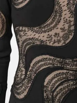 Stella McCartney Makenzie Wave Lace-insert Dress