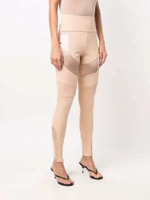 Philipp Plein Panelled Biker Leggings