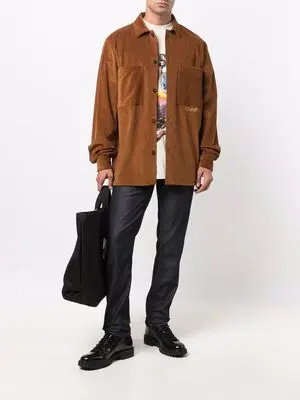 COUNTY OF MILAN Corduroy Long-sleeve Shirt