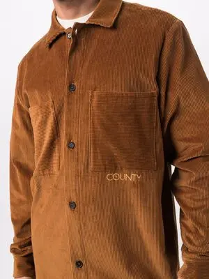 COUNTY OF MILAN Corduroy Long-sleeve Shirt