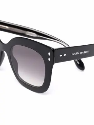 Isabel Marant Oversized Sunglasses - Black