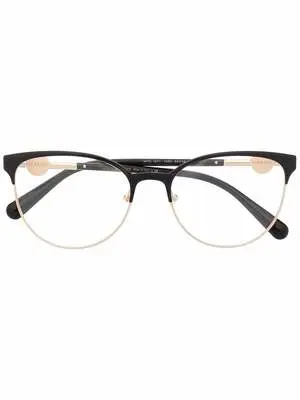 Versace Square-frame Glasses - Gold