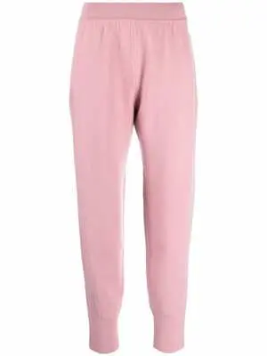 Alberta Ferretti Cashmere-wool Blend Knit Joggers
