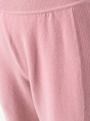 Alberta Ferretti Cashmere-wool Blend Knit Joggers