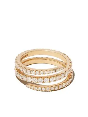 ANITA KO 18kt Yellow Coil Diamond Ring - Gold