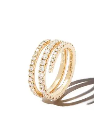 ANITA KO 18kt Yellow Coil Diamond Ring - Gold