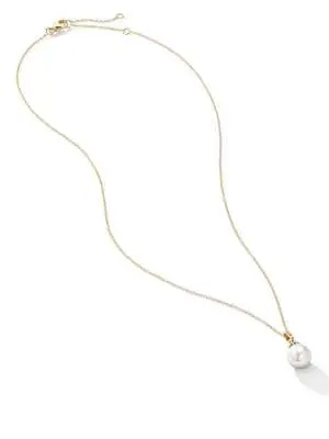 David Yurman 18kt Yellow Solari Pearl And Diamond Necklace - Gold