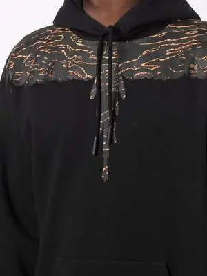 COUNTY OF MILAN Marcelo Burlon Wings Print Hoodie - Black