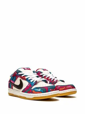 Nike X Parra Dunk Low Sb Abstract Art Sneakers - White