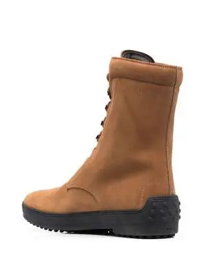 TOD'S Lace-up Suede Boots
