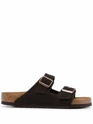 BIRKENSTOCK Arizona Suede Sandals - Brown