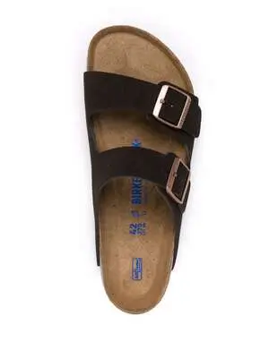 BIRKENSTOCK Arizona Suede Sandals - Brown