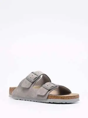 BIRKENSTOCK Arizona Suede Sandals - Grey