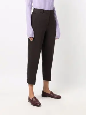 CIRCOLO 1901 Pressed-crease Cropped Trousers