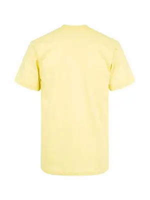 Supreme X Kaws Chalk Logo T-shirt - Yellow