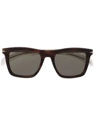 DB EYEWEAR BY DAVID BECKHAM Square-frame Sunglasses - Brown