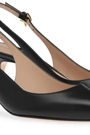 GIANVITO ROSSI Ribbon Sling - Black