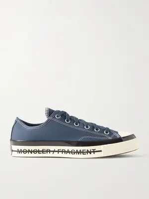 Moncler Converse 7 Fragment Fraylor Iii Canvas Sneakers - Blue