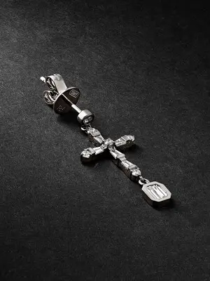 Shay White Gold Diamond Single Earring - Silver