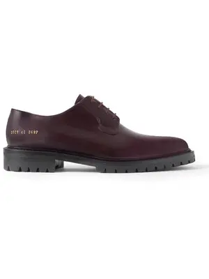 COMMON PROJECTS Common Projects - Leather Derby Shoes - Men - Burgundy - EU 41 Burgundy