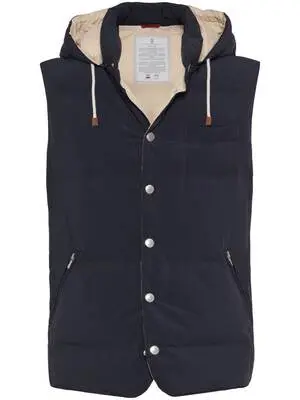 Brunello Cucinelli Hooded Padded Gilet