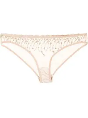 GILDA & PEARL Under The Stars Sheer Briefs - Neutrals