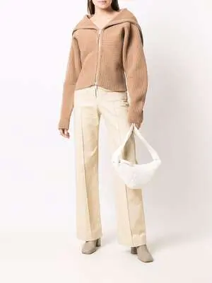 AMBUSH Folded-collar Zipped Cardigan