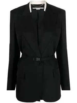 Stella McCartney Single-breasted Belted Blazer