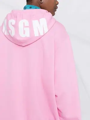 MSGM Oversized Cotton Hoodie