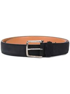 TOD'S Leather Buckle Belt - Blue
