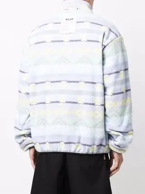 MSGM Zip-up Funnel Neck Jacket