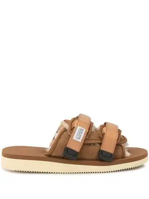 Suicoke Touch Strap Sandals - Brown