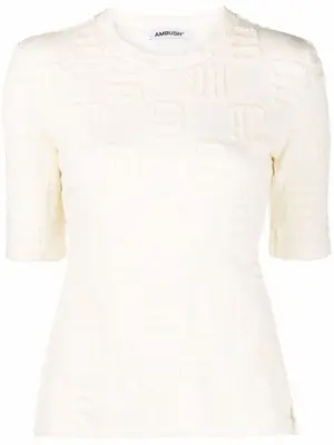 AMBUSH Monogram-pattern T-shirt