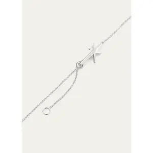 Nikos Koulis 18k White Gold Diamond And Pendant