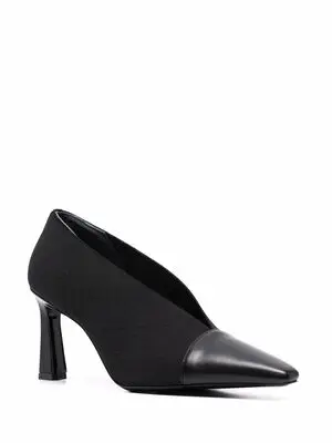 POLLINI Pointed-toe Panelled Pumps