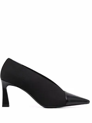 POLLINI Pointed-toe Panelled Pumps