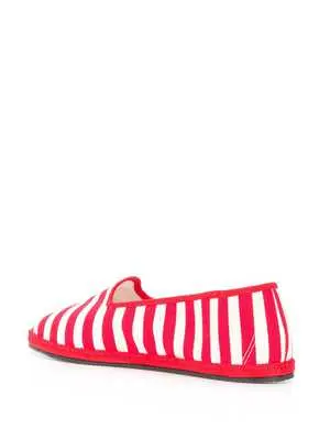 VIBI VENEZIA Striped Canvas Espadrilles