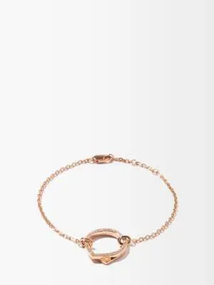 REPOSSI Repossi - Antifer Diamond & 18kt Rose-gold Bracelet - Womens - Rose Gold - Rose Gold