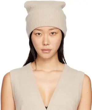 LISA YANG LISA YANG Black Stockholm Beanie Sa Sand
