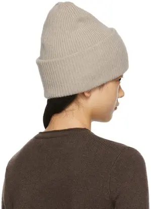 LISA YANG LISA YANG Black Stockholm Beanie Sand