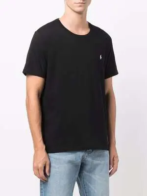 Polo Ralph Lauren Polo Pony-embroidered Cotton T-shirt - Black