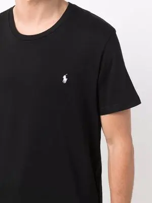 Polo Ralph Lauren Polo Pony-embroidered Cotton T-shirt - Black