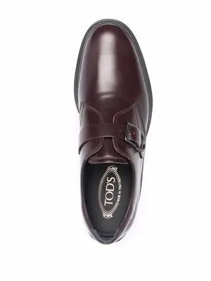 TOD'S Leather Monk Strap Shoes