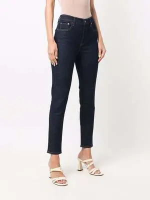 Ralph Lauren High-rise Skinny Ankle - Blue