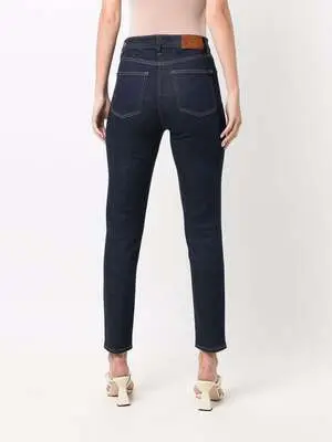 Ralph Lauren High-rise Skinny Ankle - Blue