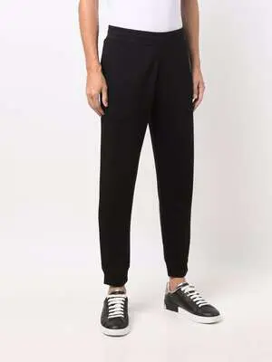 Emporio Armani Elasticated Track Pants - Black