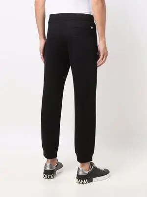 Emporio Armani Elasticated Track Pants - Black