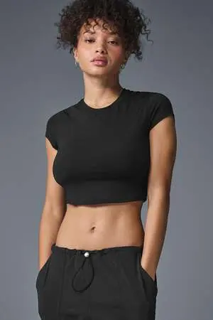 Baby Tee Silhouette Tops