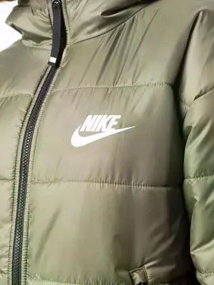 Nike Logo-print Hooded Puffer Jacket