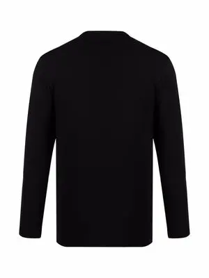 TOM FORD Henley-neck T-shirt - Black